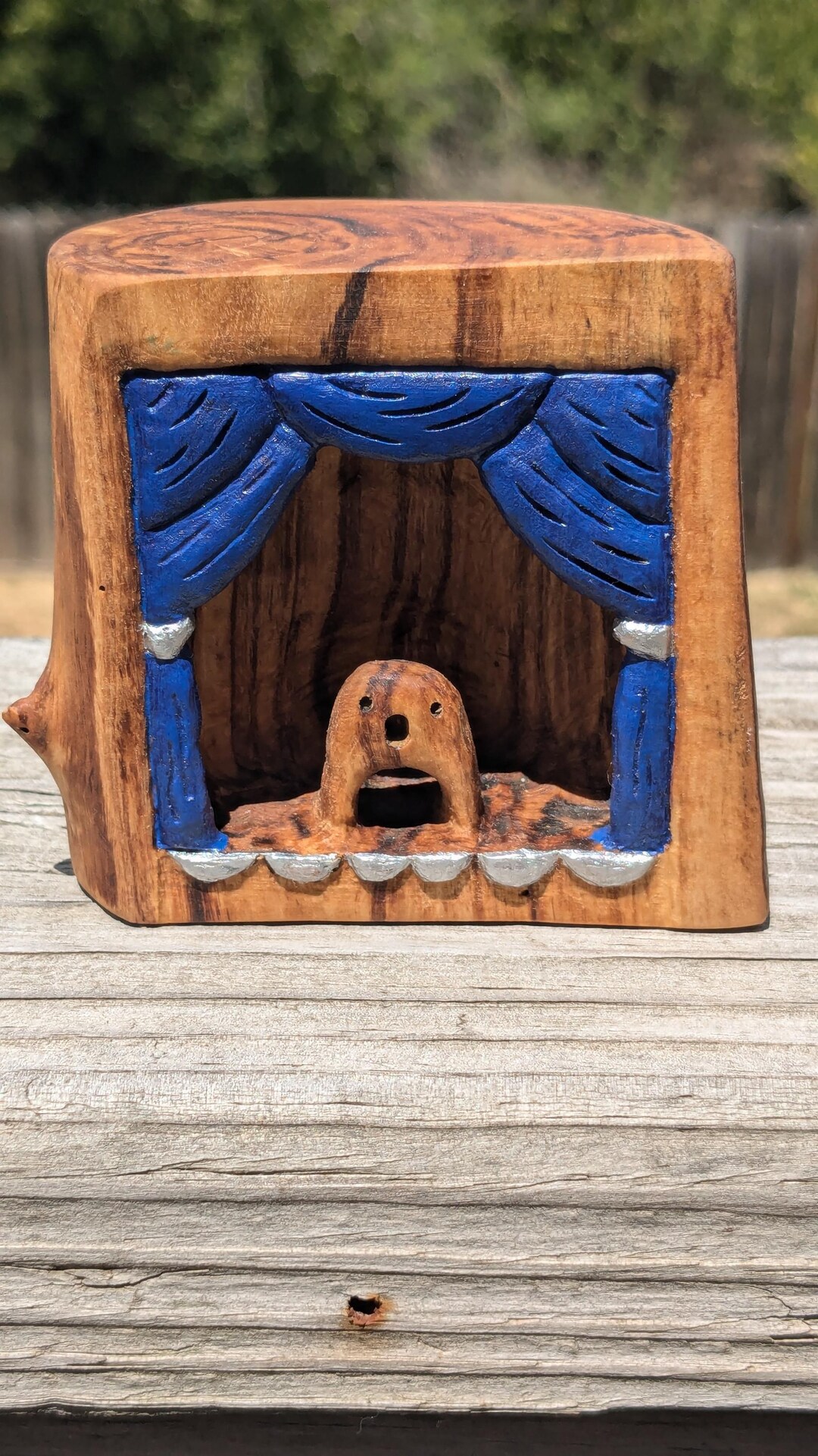 Twig the Timber Troll Nails the Solo!! Sculpture From Texas Grown Olive ...