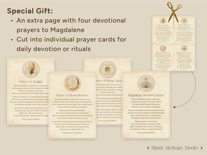 Sacred Art of Mary Magdalene – Divine Feminine Digital Artwork | Divine Rose | Altar Decor ...