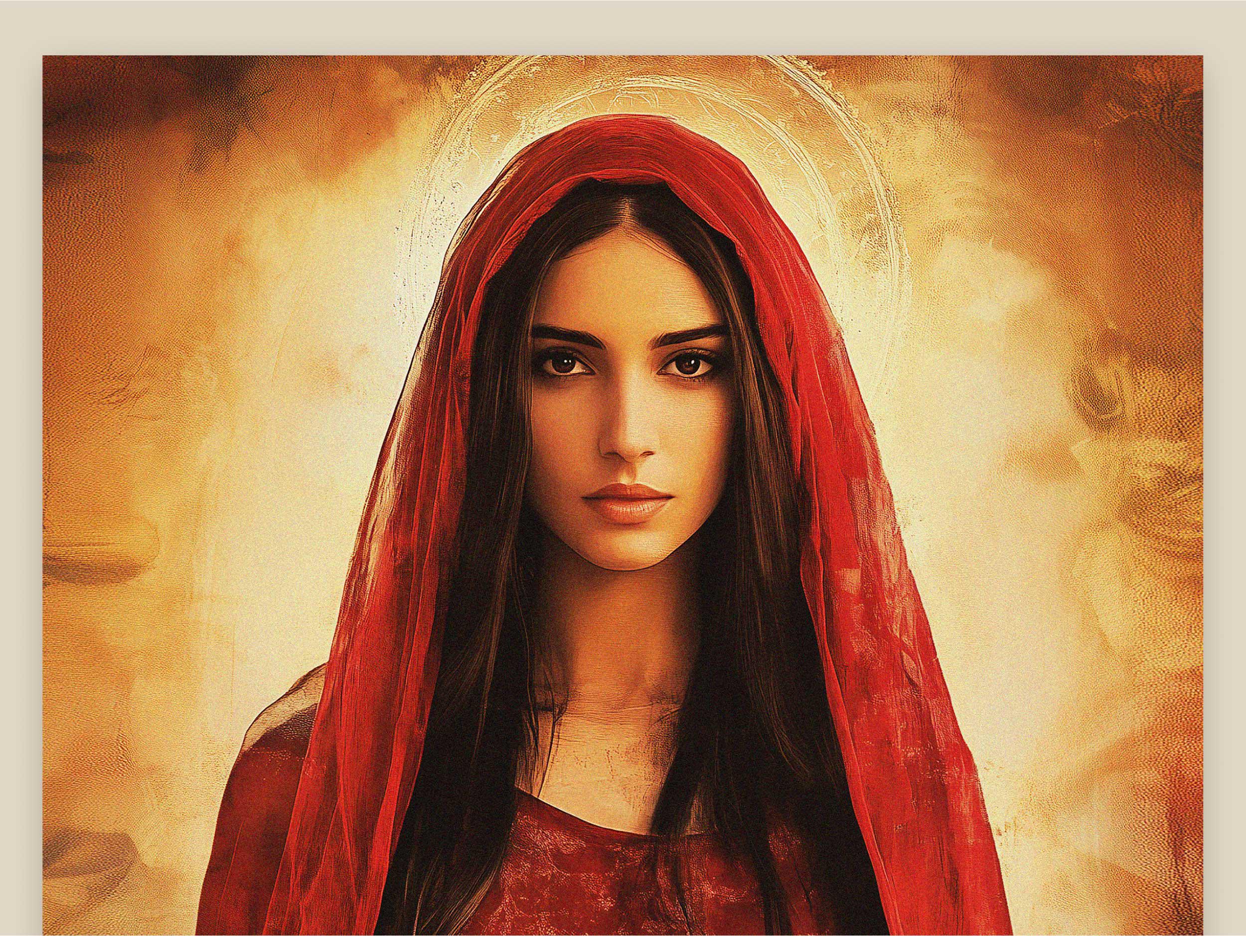 Mary Magdalene Art Print: Divine Feminine Altar Decor, Wall Art ...