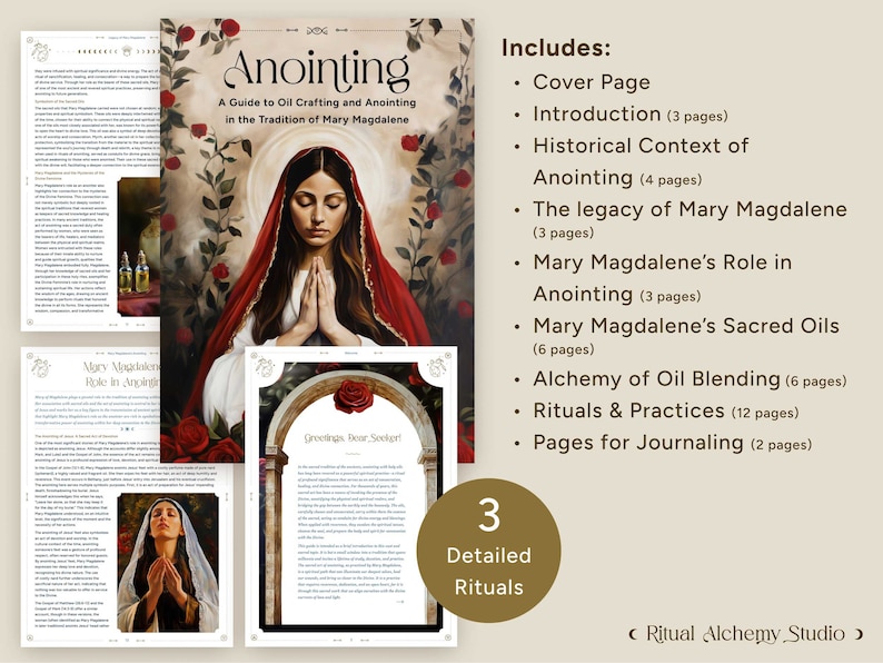 Mary Magdalene - Anointing: Oil Crafting, Sacred Anointing Rituals (PDF ...