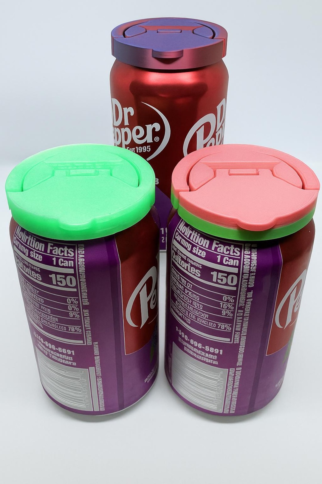 Colorful Reusable Soda Can Covers - 4 Pack Beverage Protectors for ...