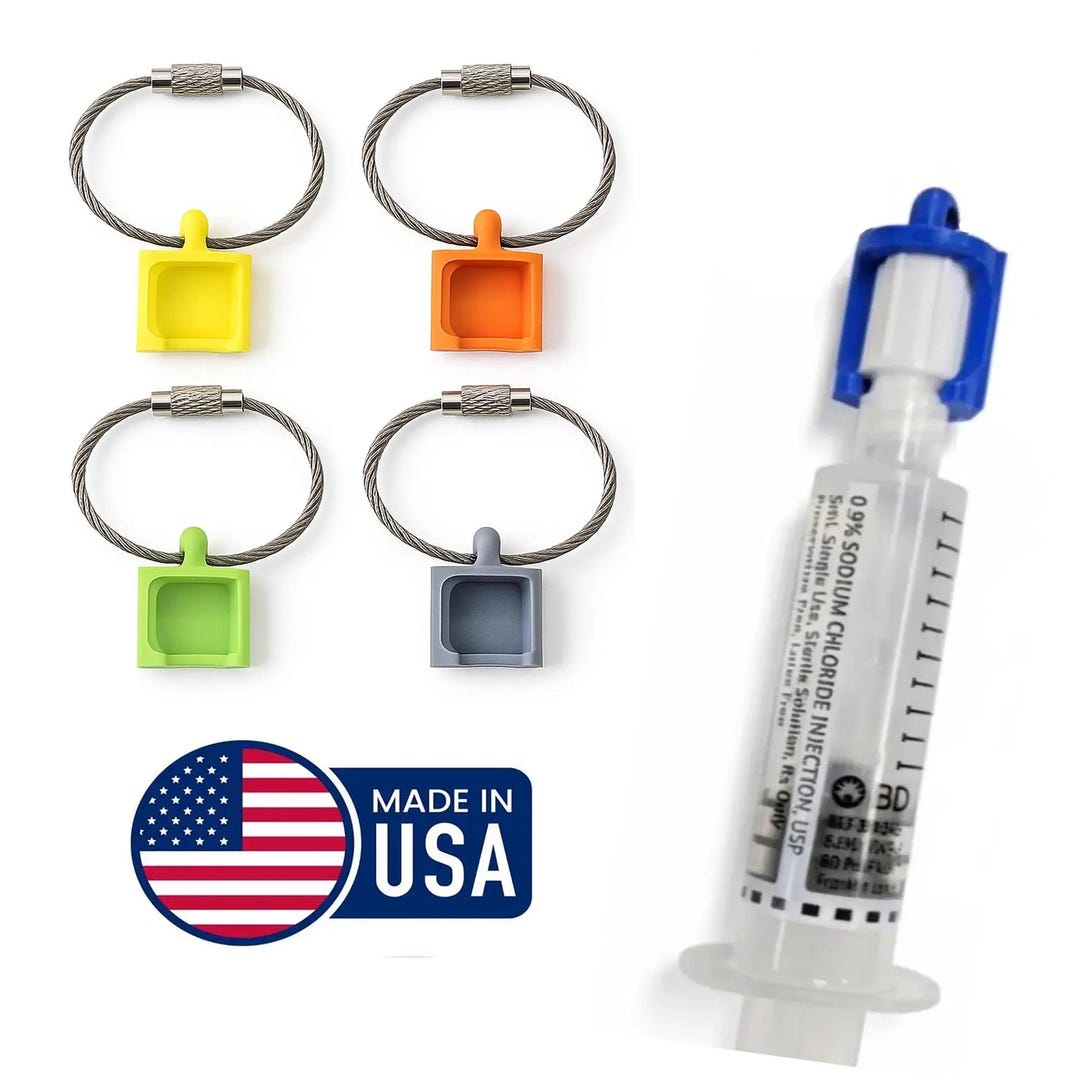 Med Clip Syringe Holder (nurse, Paramedic, EMT, Healthcare) - Etsy