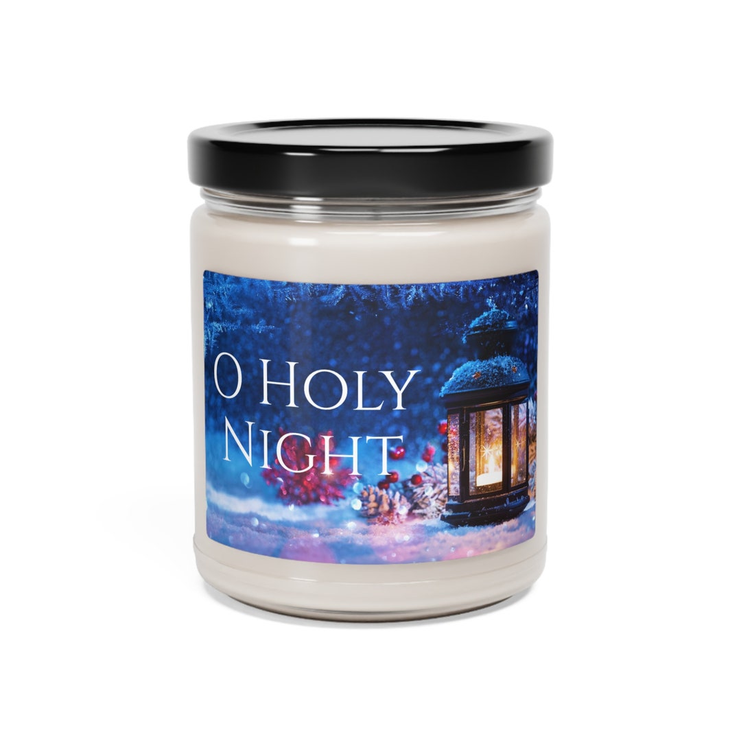 O Holy Night Scented Soy Candle (cinnamon Vanilla) - Etsy