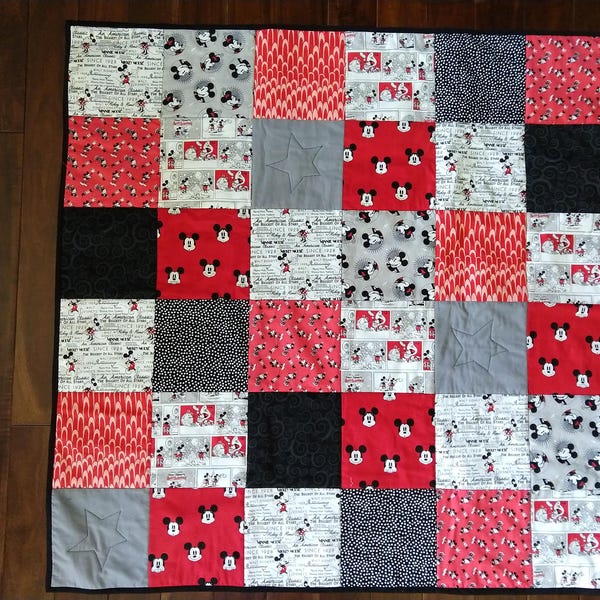 Mickey Quilt Pattern - Etsy