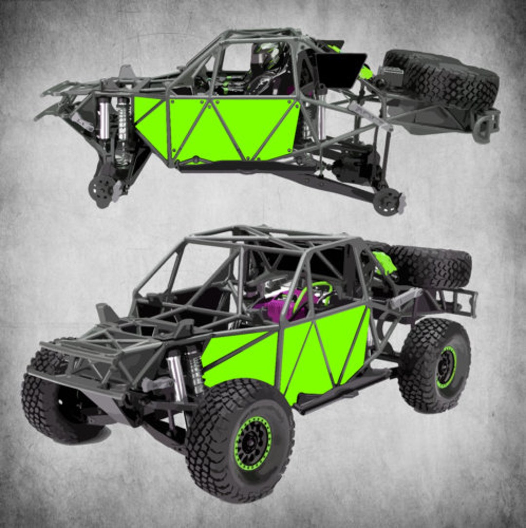 FITS* Traxxas UDR Ultimate Desert Racer Panels Chassis Decal Wrap ...