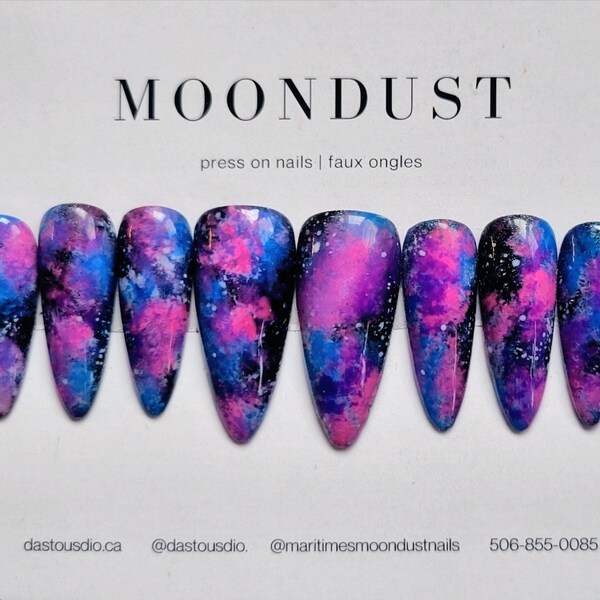 Galaxy Nails - Etsy UK