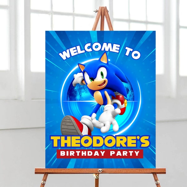 Sonic the Hedgehog Welcome Sign - Etsy