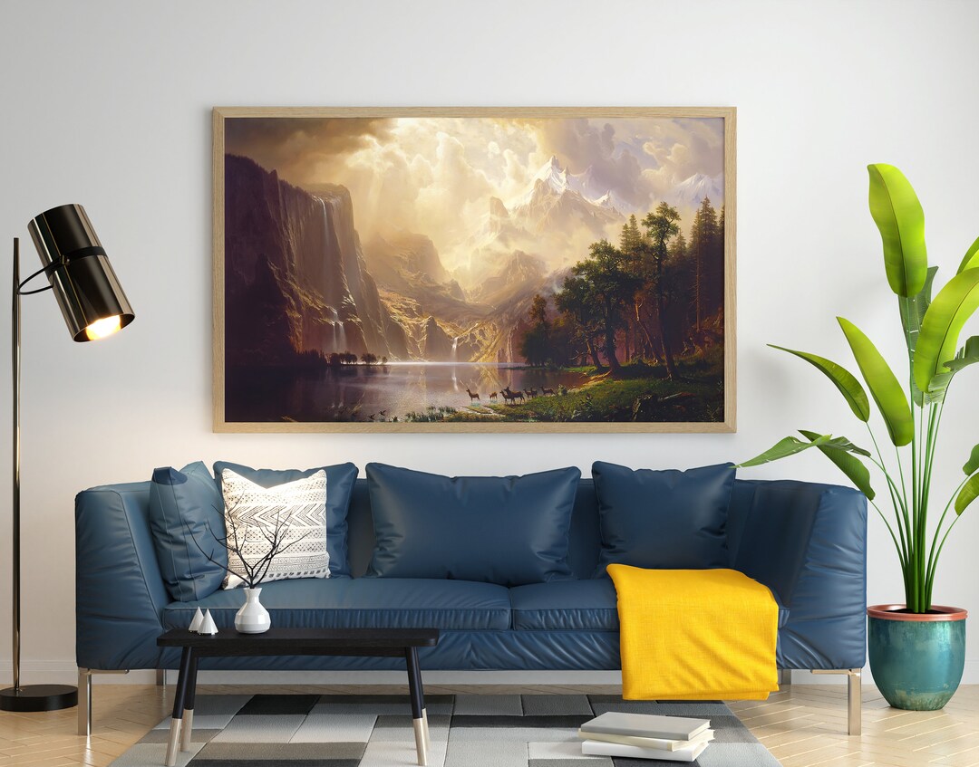 Landscape Painting, Middle Earth Poster, Middle Earth Wall Art, Middle ...