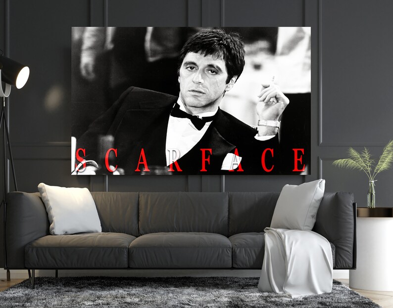 Scarface Poster, Scarface Canvas, Tony Montana, Al Pacino, Scarface ...