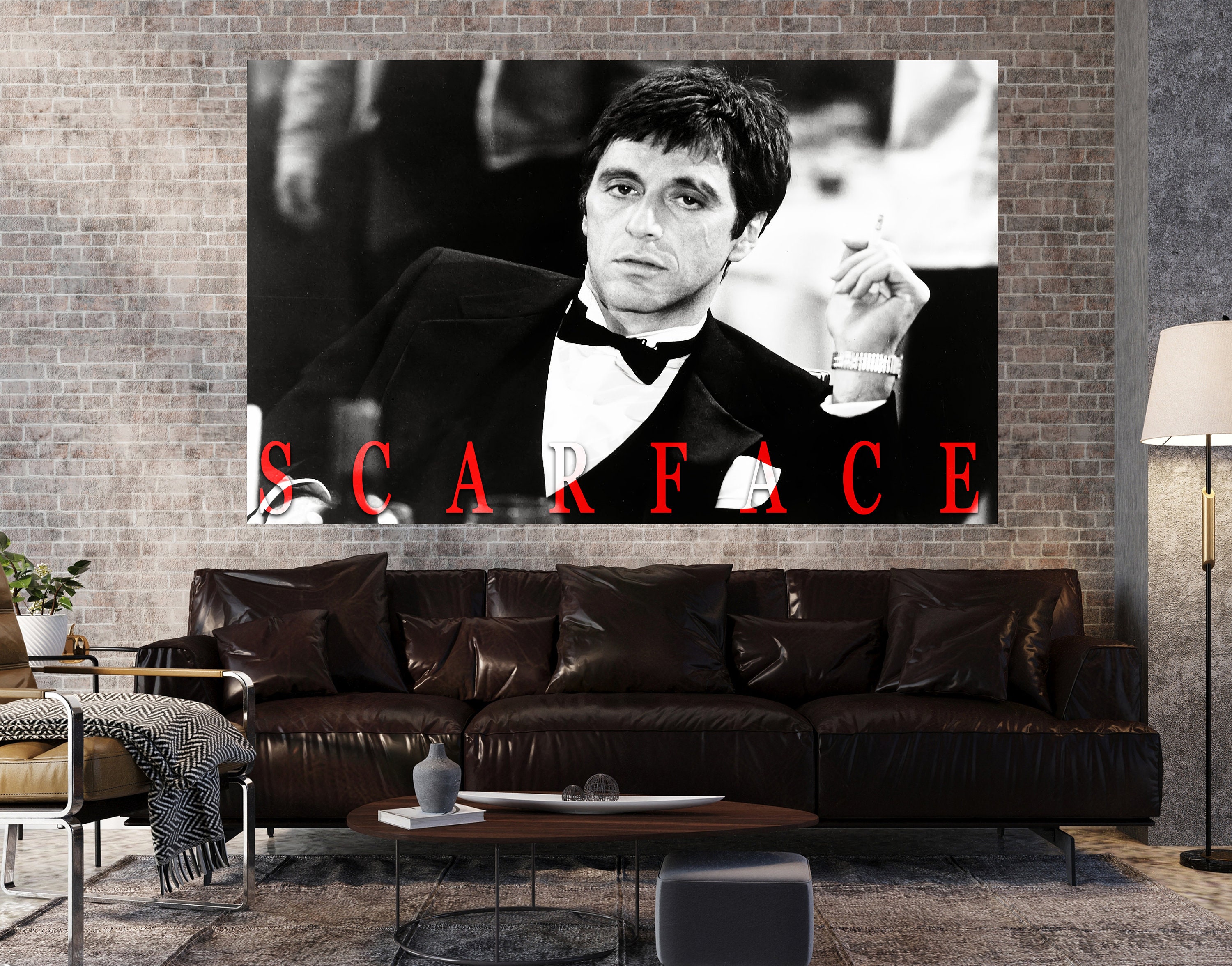 Scarface Poster, Scarface Canvas, Tony Montana, Al Pacino, Scarface ...