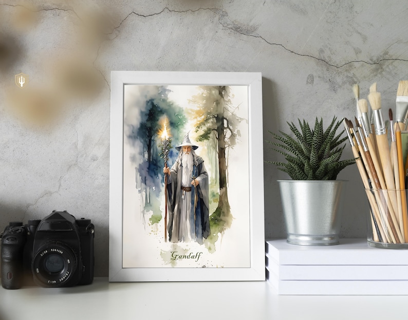 LOTR Characters Set, Lord of the Rings Poster Set Minimalist Hobbiton ...