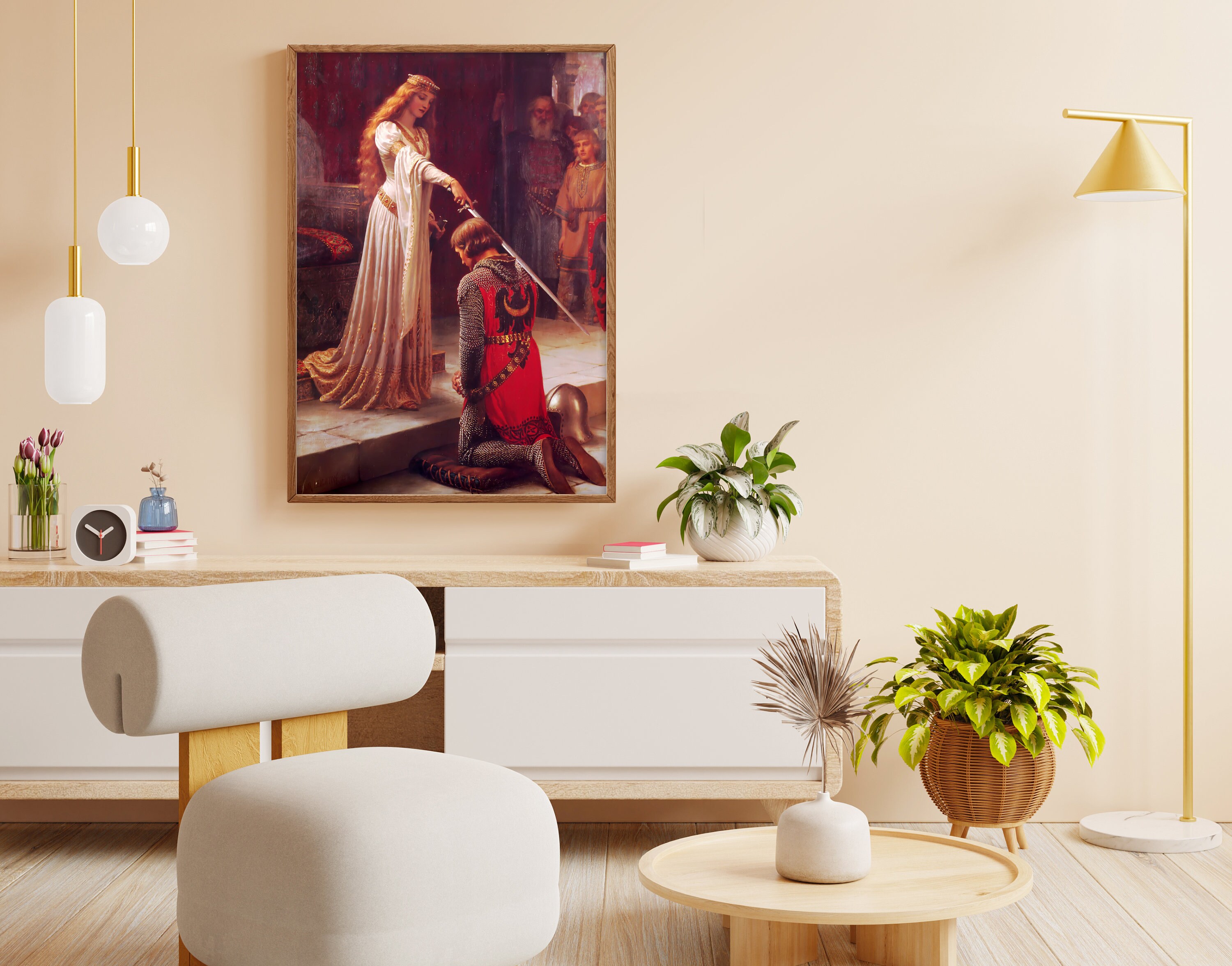 Accolade, Edmund Blair Leighton, the Accolade Poster, Young Queen, the ...