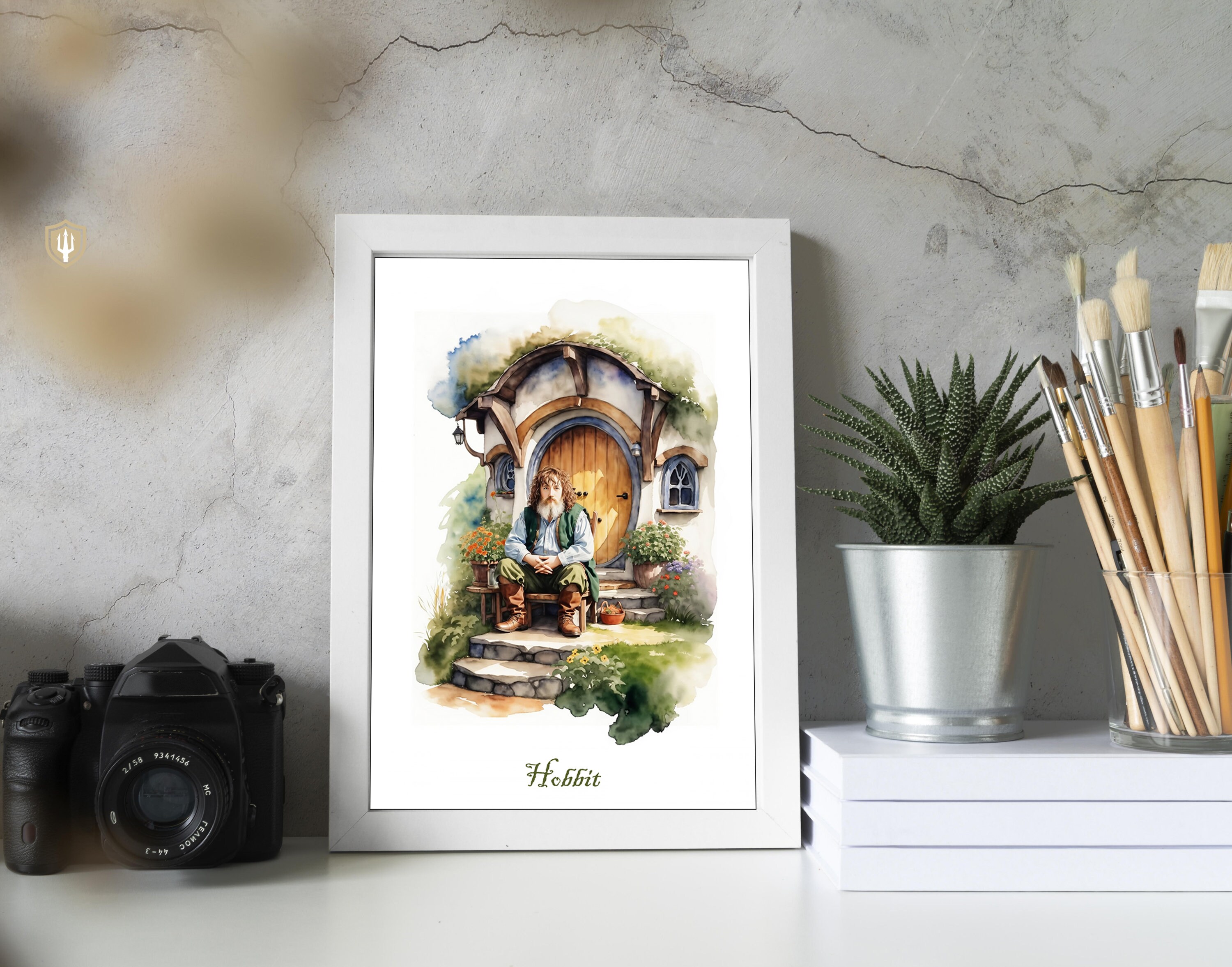 LOTR Characters Set, Lord of the Rings Poster Set Minimalist Hobbiton ...