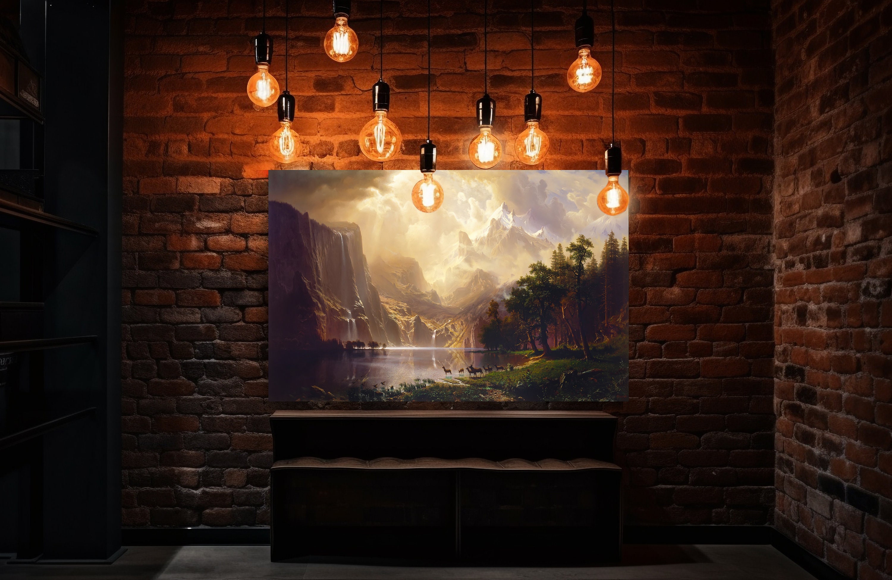 Landscape Painting, Middle Earth Poster, Middle Earth Wall Art, Middle ...