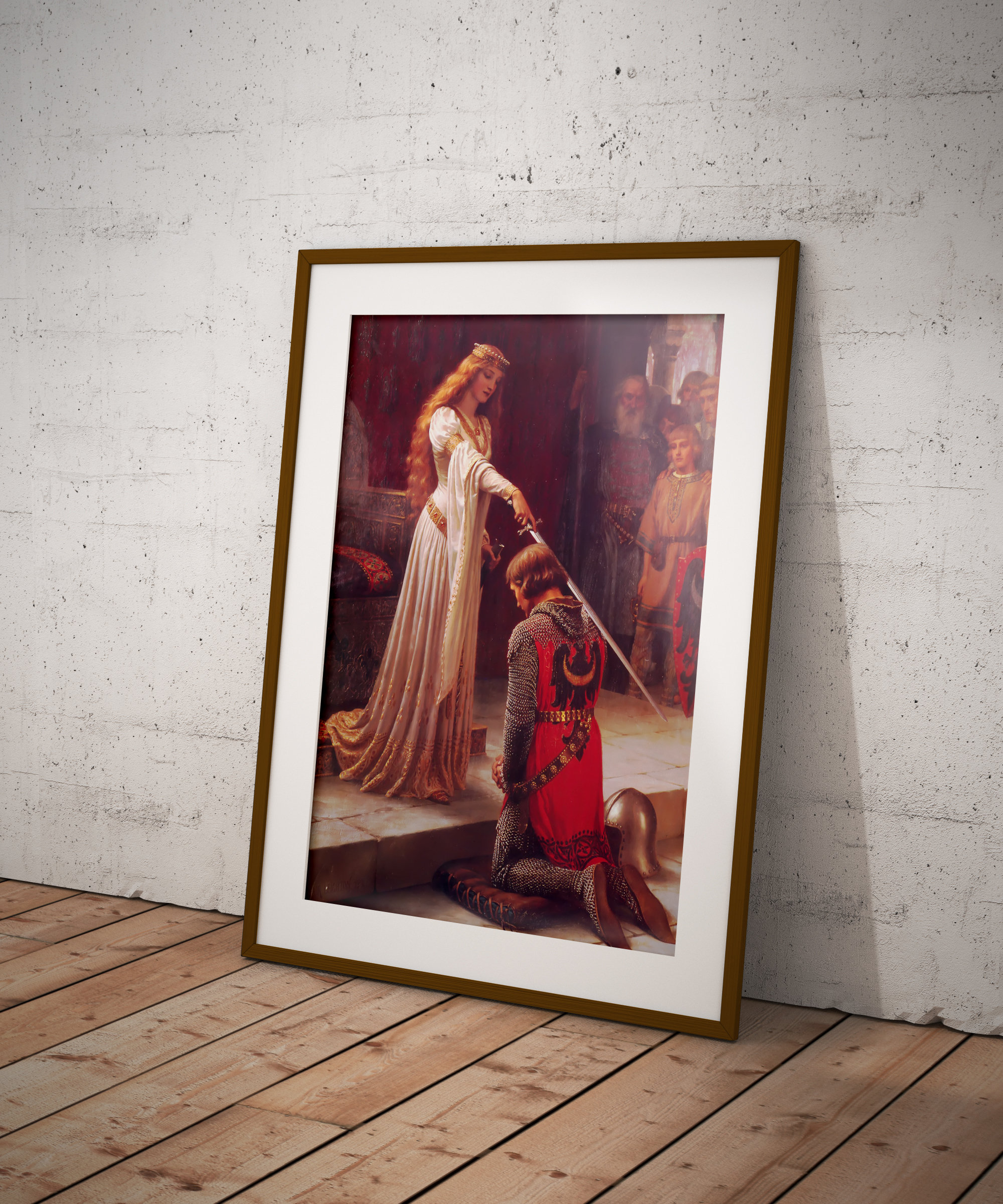 Accolade, Edmund Blair Leighton, the Accolade Poster, Young Queen, the ...
