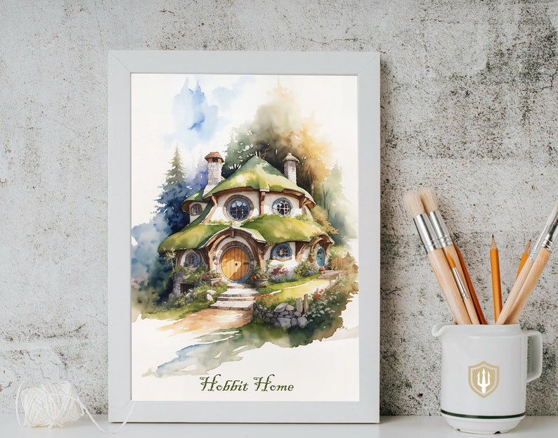 LOTR Characters Set, Lord of the Rings Poster Set Minimalist Hobbiton ...