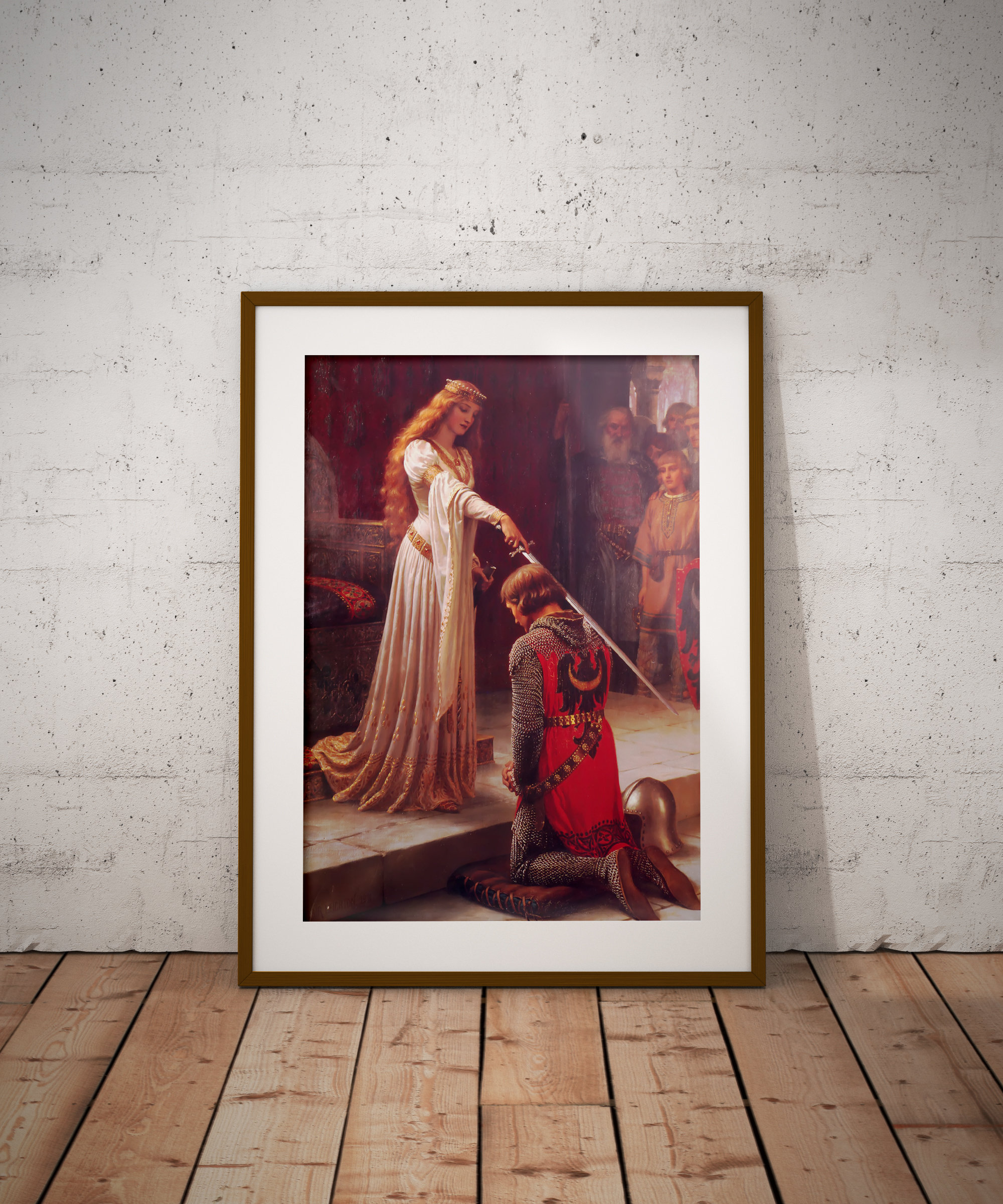 Accolade, Edmund Blair Leighton, the Accolade Poster, Young Queen, the Accolade Print Poster ...