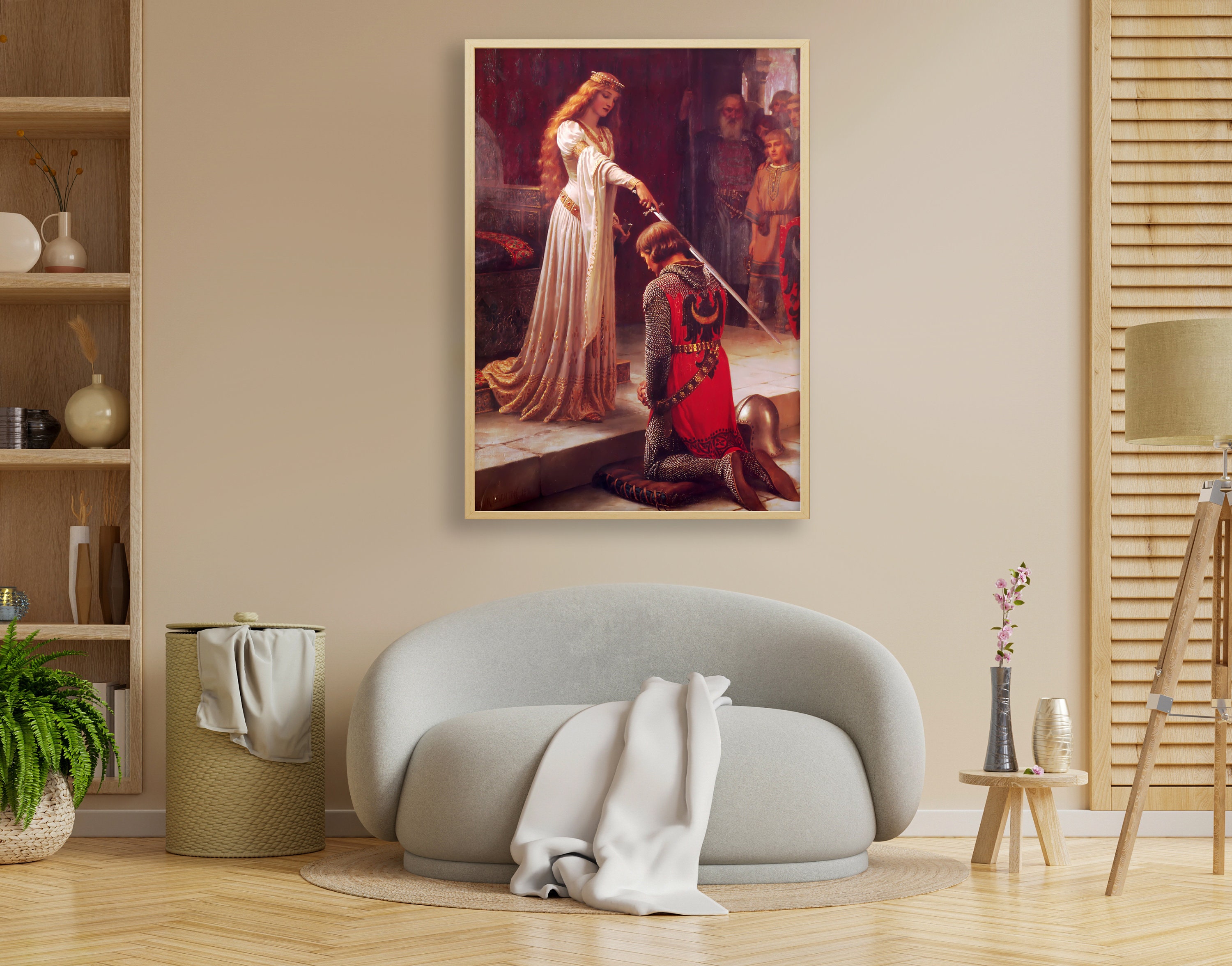 Accolade, Edmund Blair Leighton, the Accolade Poster, Young Queen, the ...