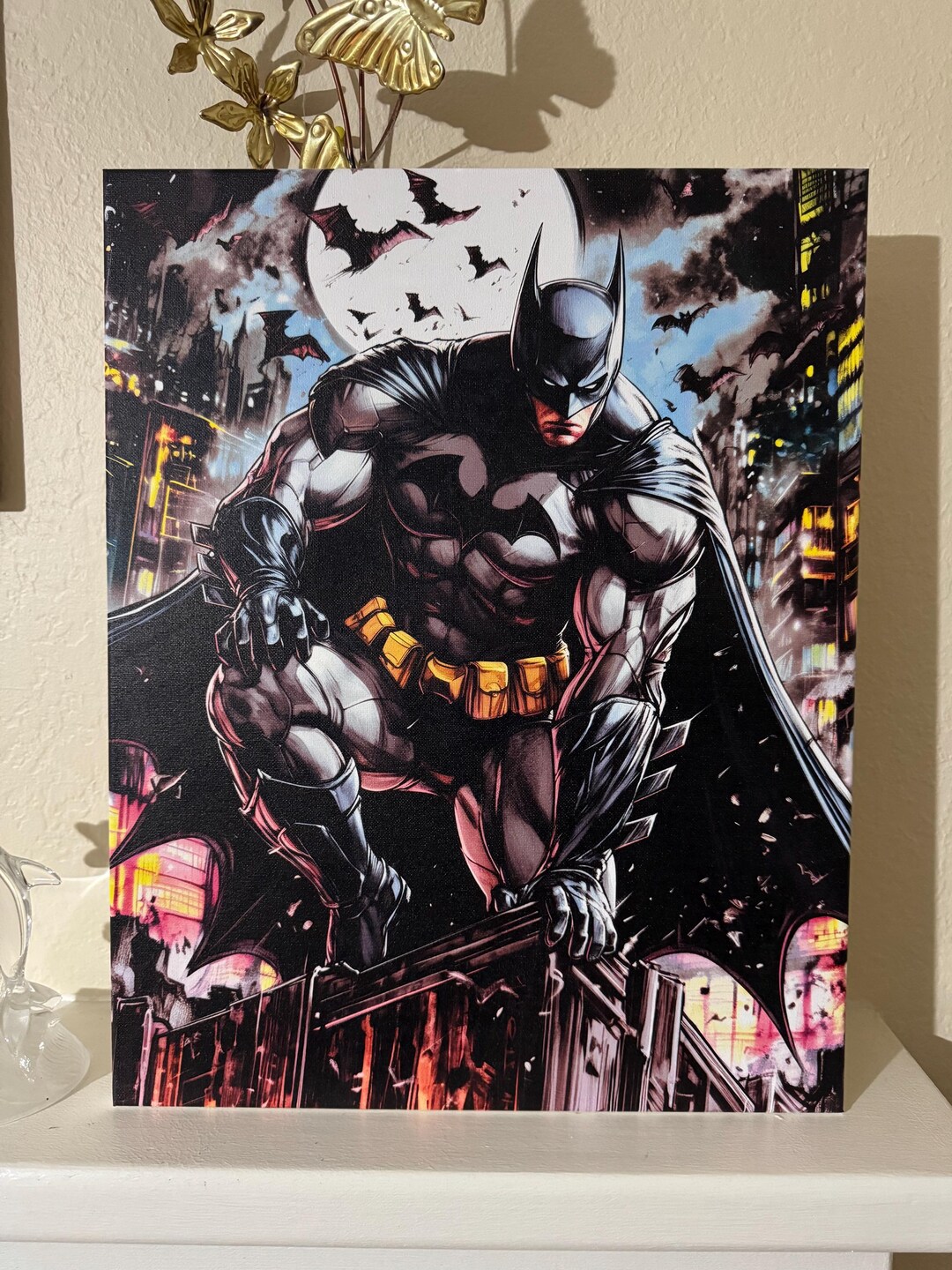 Batman Arkham Wall Art, the Dark Knight Gotham Poster Artwork, Brave ...