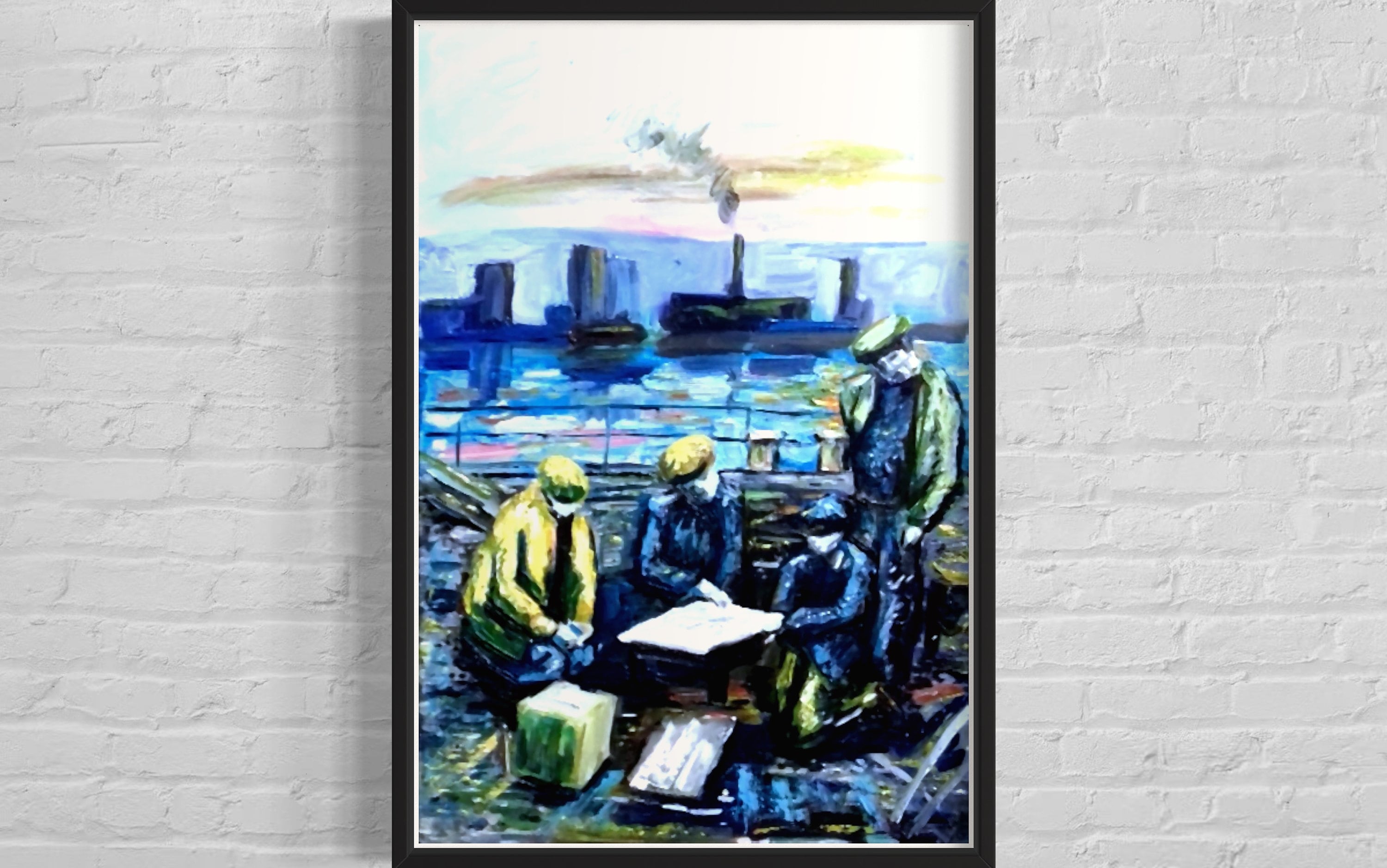 Belfast Dockers Print Dock Workers Print Dock Workers Wall Art Dock ...