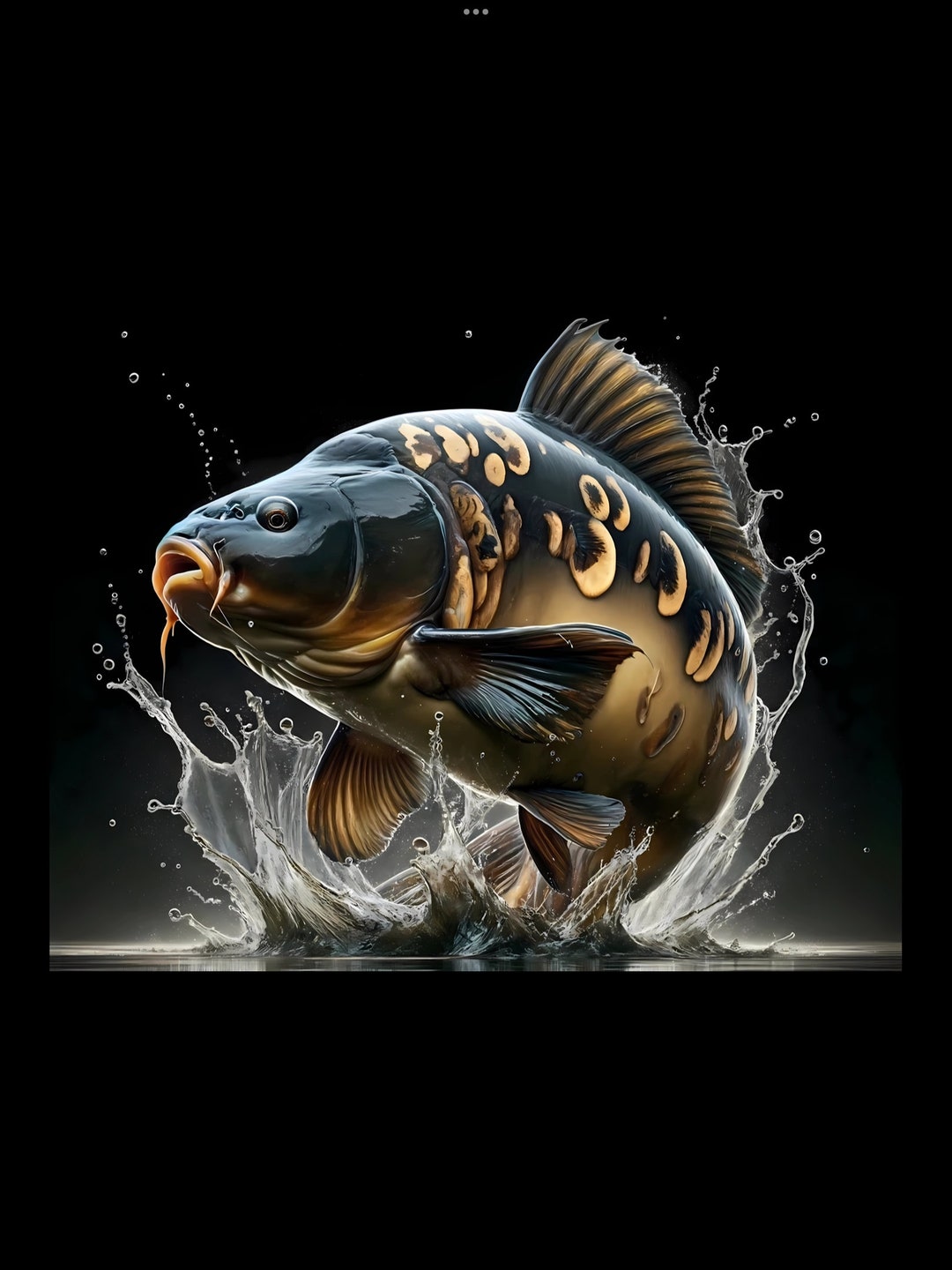 Stunning Digital Carp Artwork - High-resolution Fishing Wall Art ...