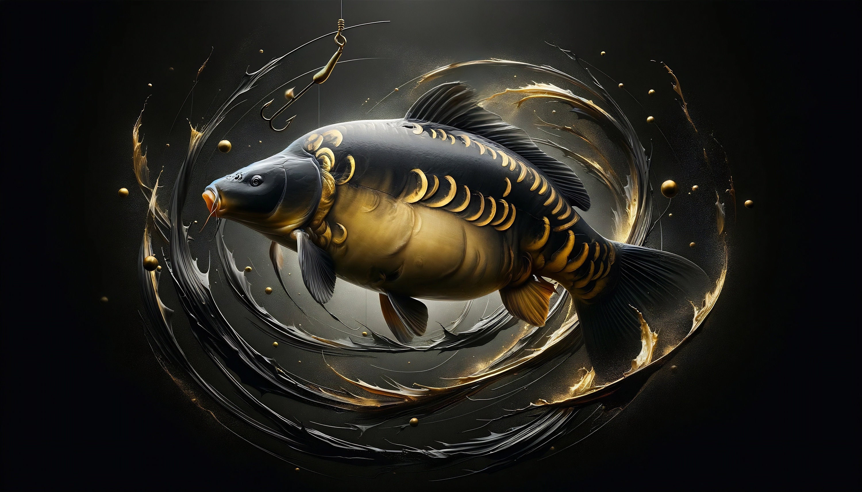 Stunning Digital Carp Artwork - High-resolution Fishing Wall Art ...