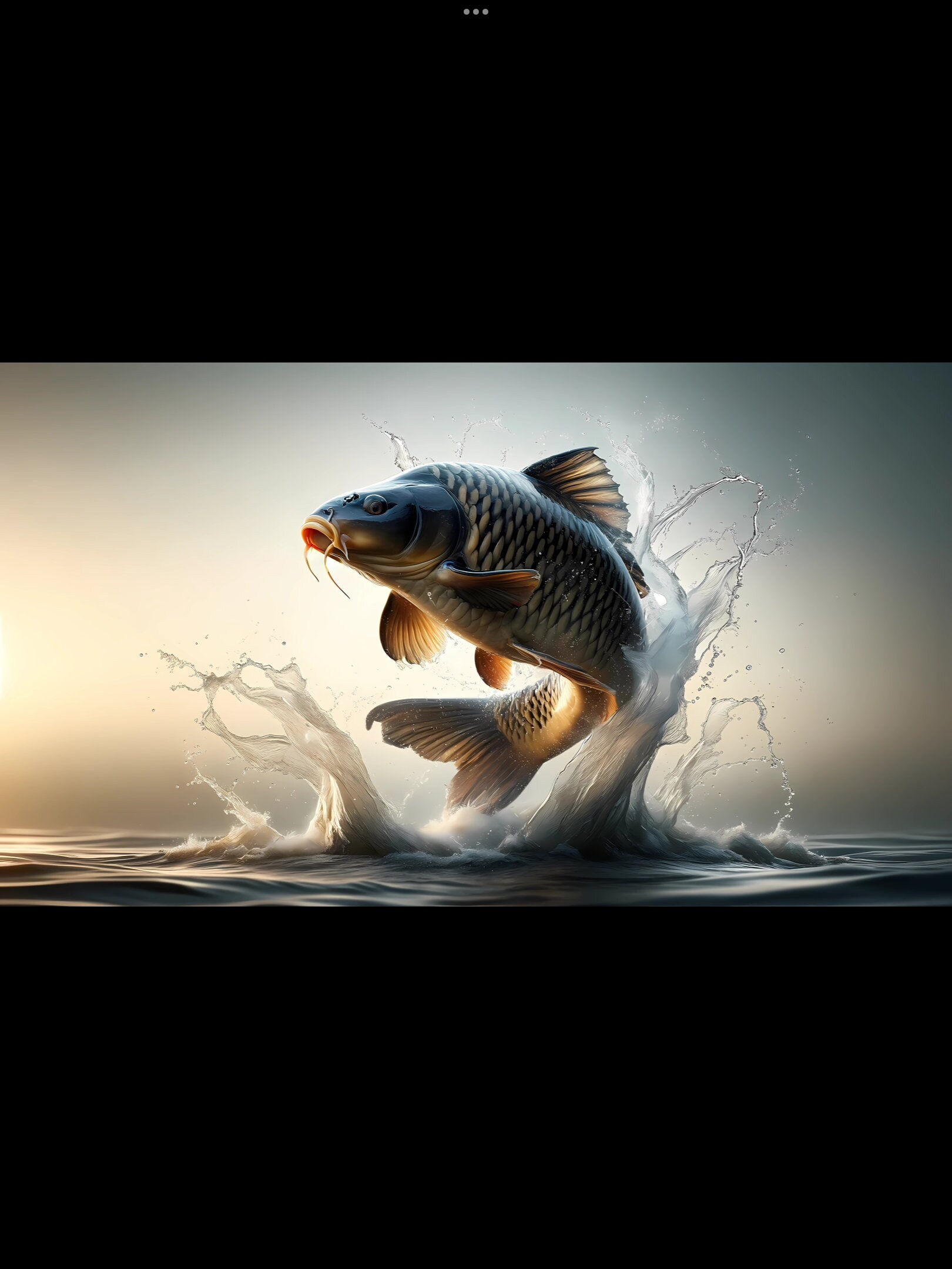 Stunning Digital Carp Artwork High-resolution Fishing Wall Art ...