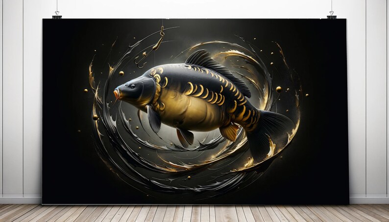 Stunning Digital Carp Artwork - High-resolution Fishing Wall Art ...
