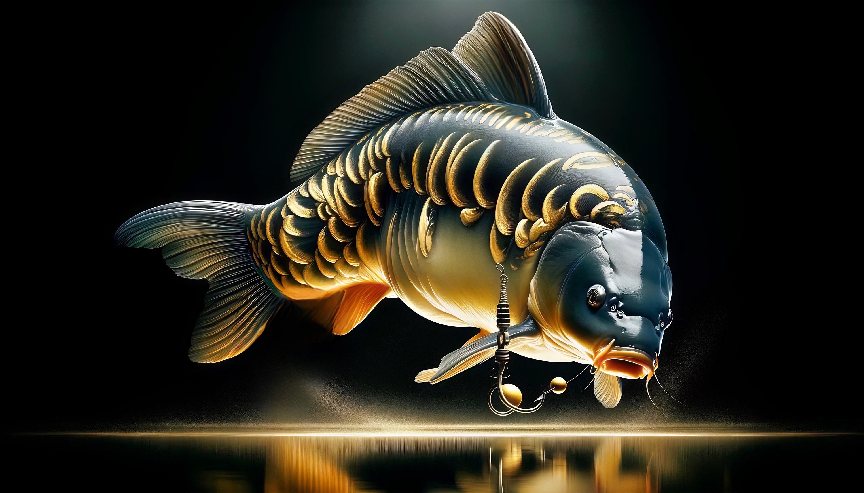Stunning Digital Carp Artwork - High-resolution Fishing Wall Art ...
