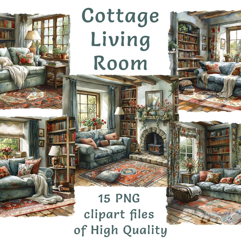 Home Interior Clip Art - Etsy