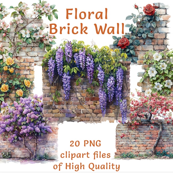 Flower Brick - Etsy UK