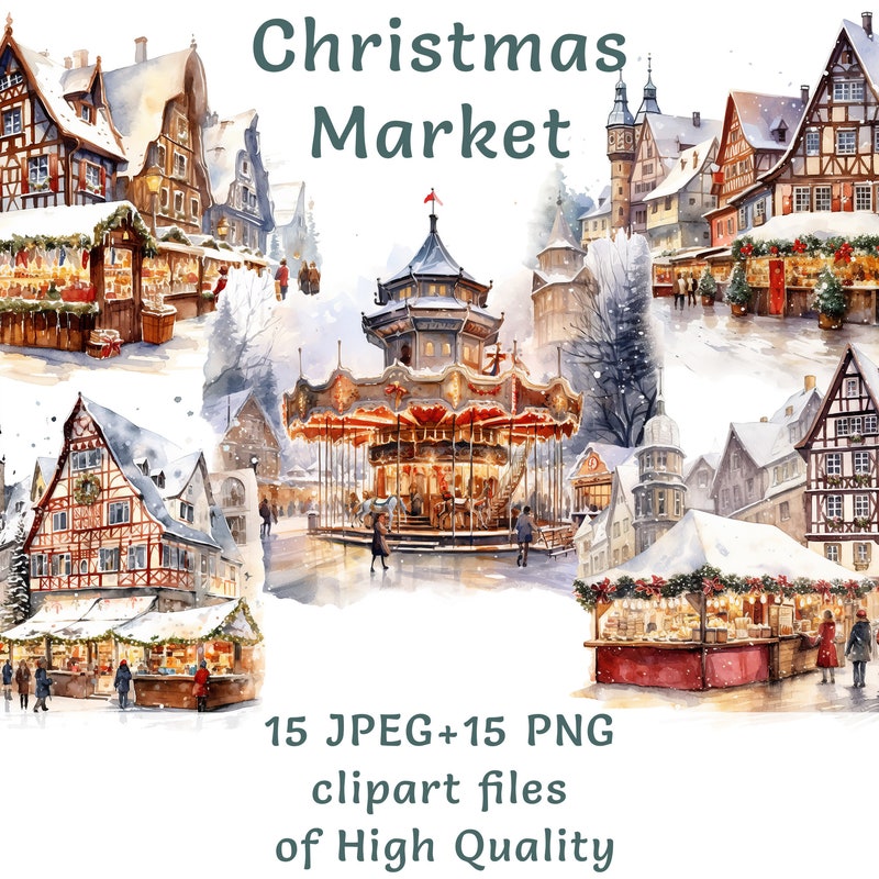 Christmas Market Travel Svg - Etsy