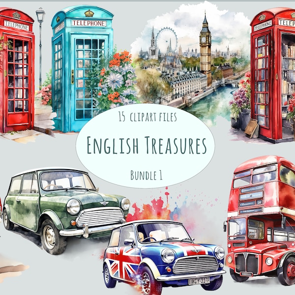 British Clipart - Etsy