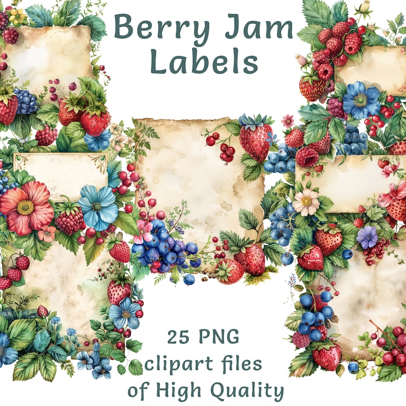 Fruit Jam Stickers - Etsy