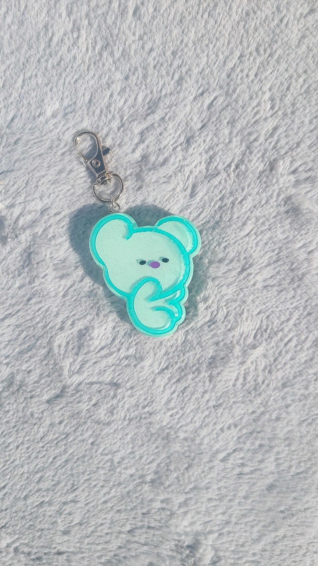 Glow in the Dark Koya BT21 Keychain - Etsy