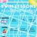 Swim Lesson Progress Sticker Chart - Etsy