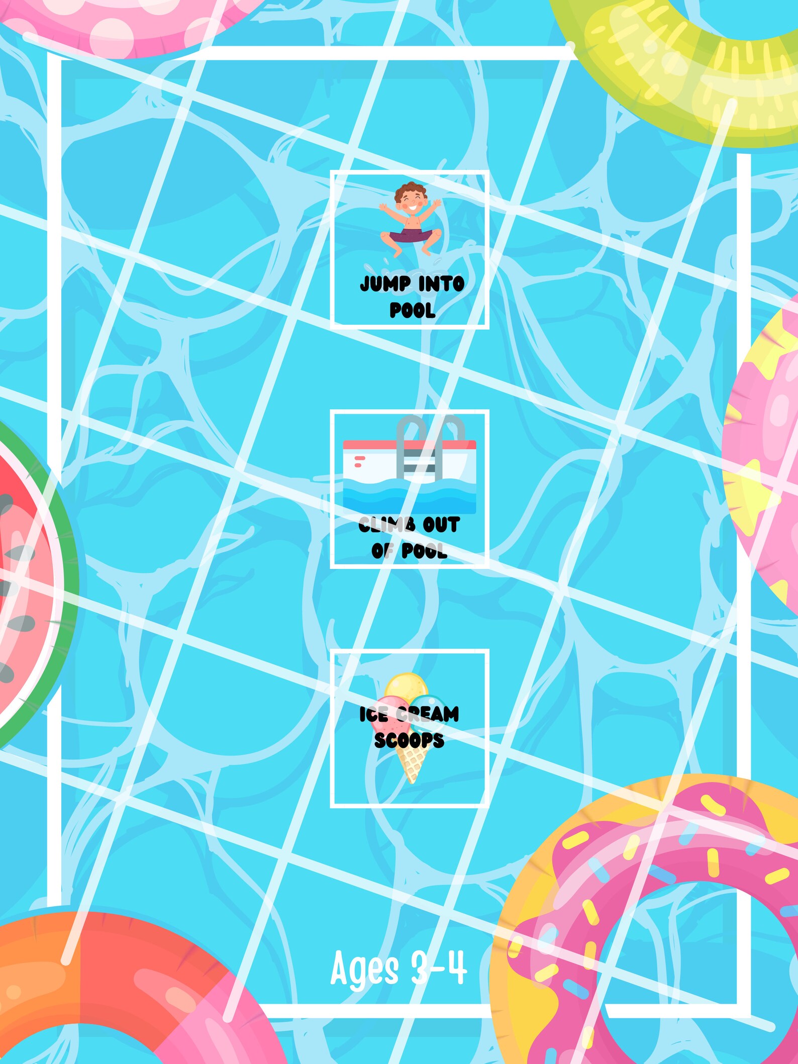 Swim Lesson Progress Sticker Chart - Etsy