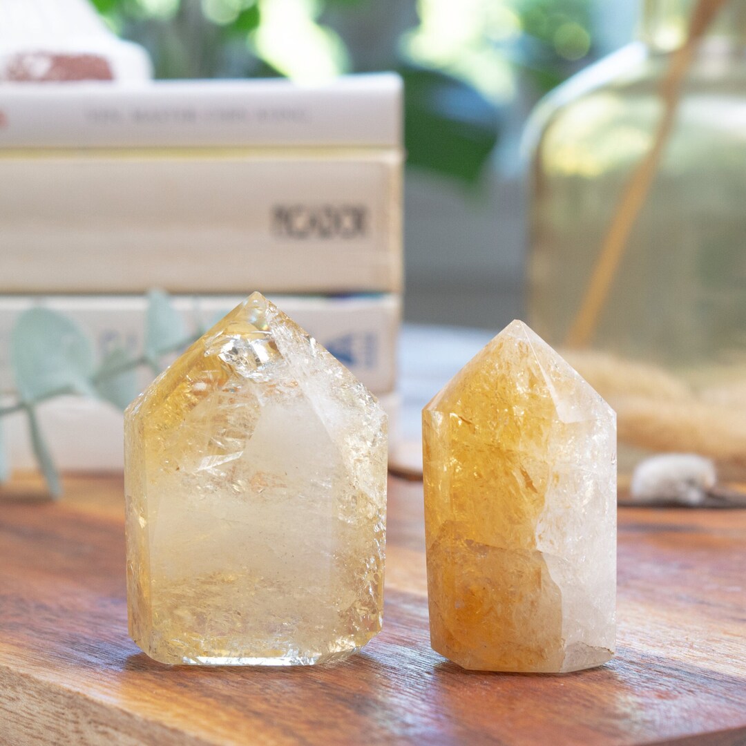 Citrine Crystal, Crystal Tower, Crystal Display, Citrine Stone, Crystal ...