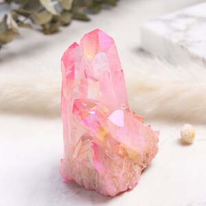 Pink Crystal Cluster, Rose Quartz Crystal, Quartz Crystal, Crystal Shop ...