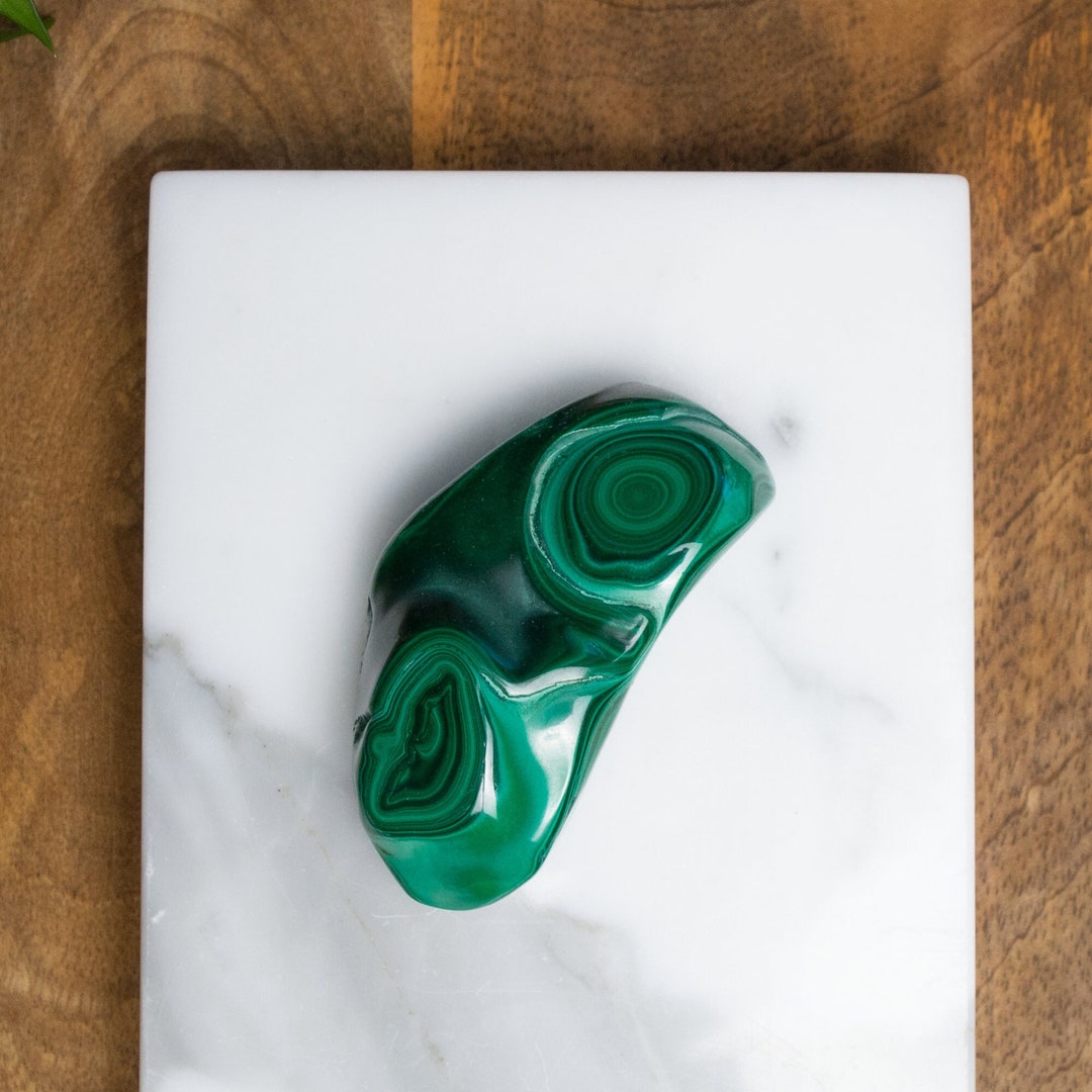 Malachite Polished Crystal, Raw Malachite Crystal, Green Malachite ...