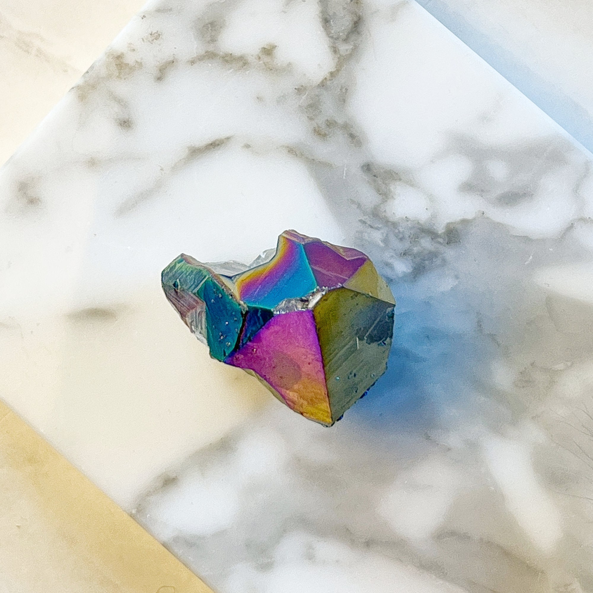 Rainbow Titanium Quartz Crystal Crystal Shop Raw Crystals - Etsy