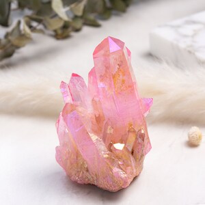 Pink Crystal Cluster, Rose Quartz Crystal, Quartz Crystal, Crystal Shop ...