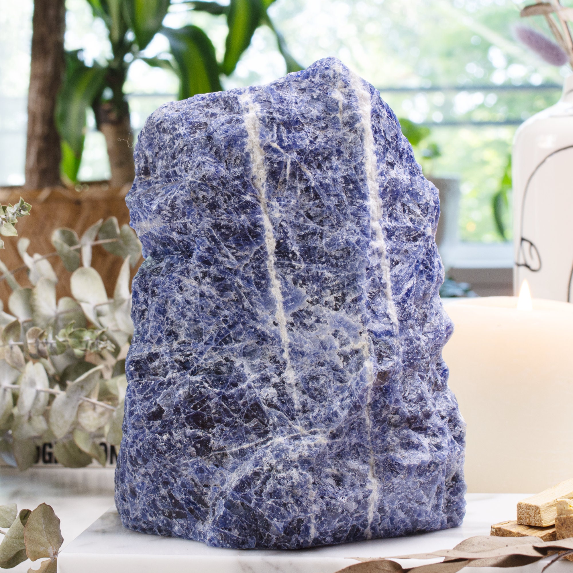 Large Sodalite Raw Crystal Rough Crystal Crystal Shop - Etsy