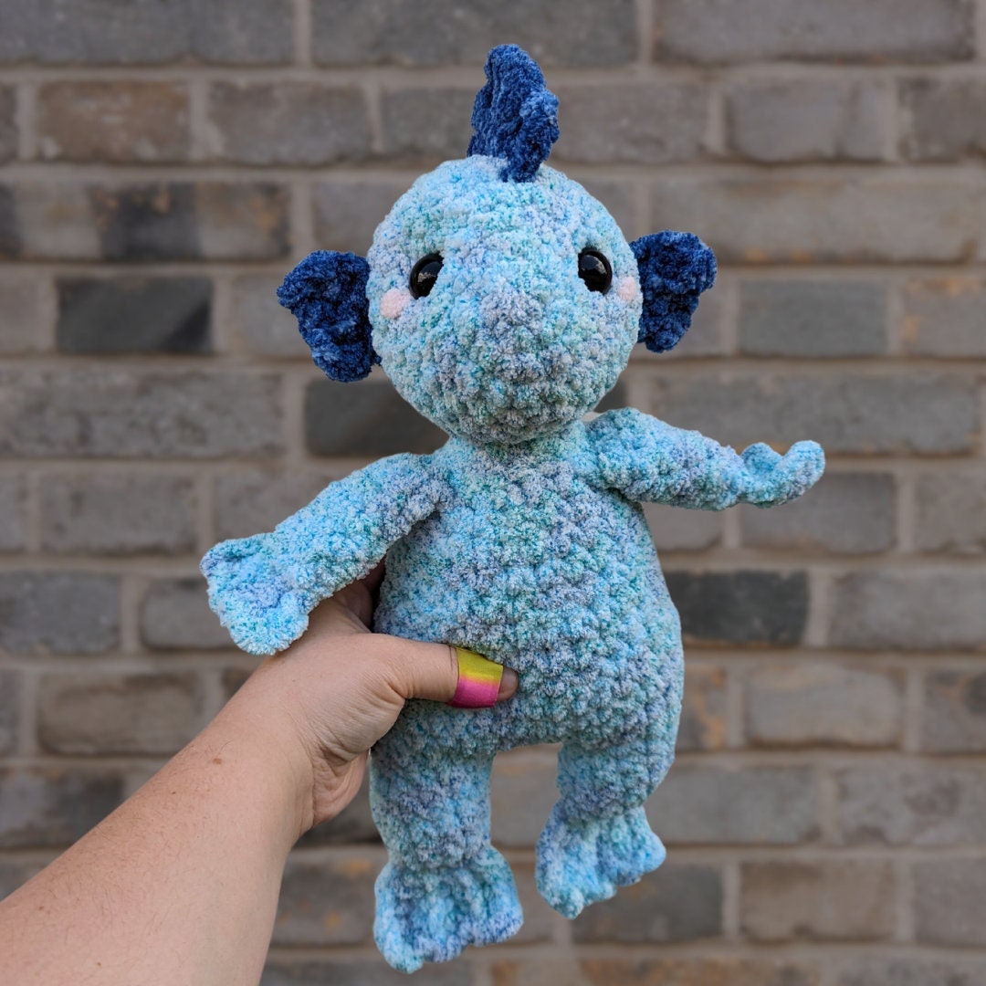 Sea Monster Plushie Choose Your Color Handmade Sea Beast - Etsy