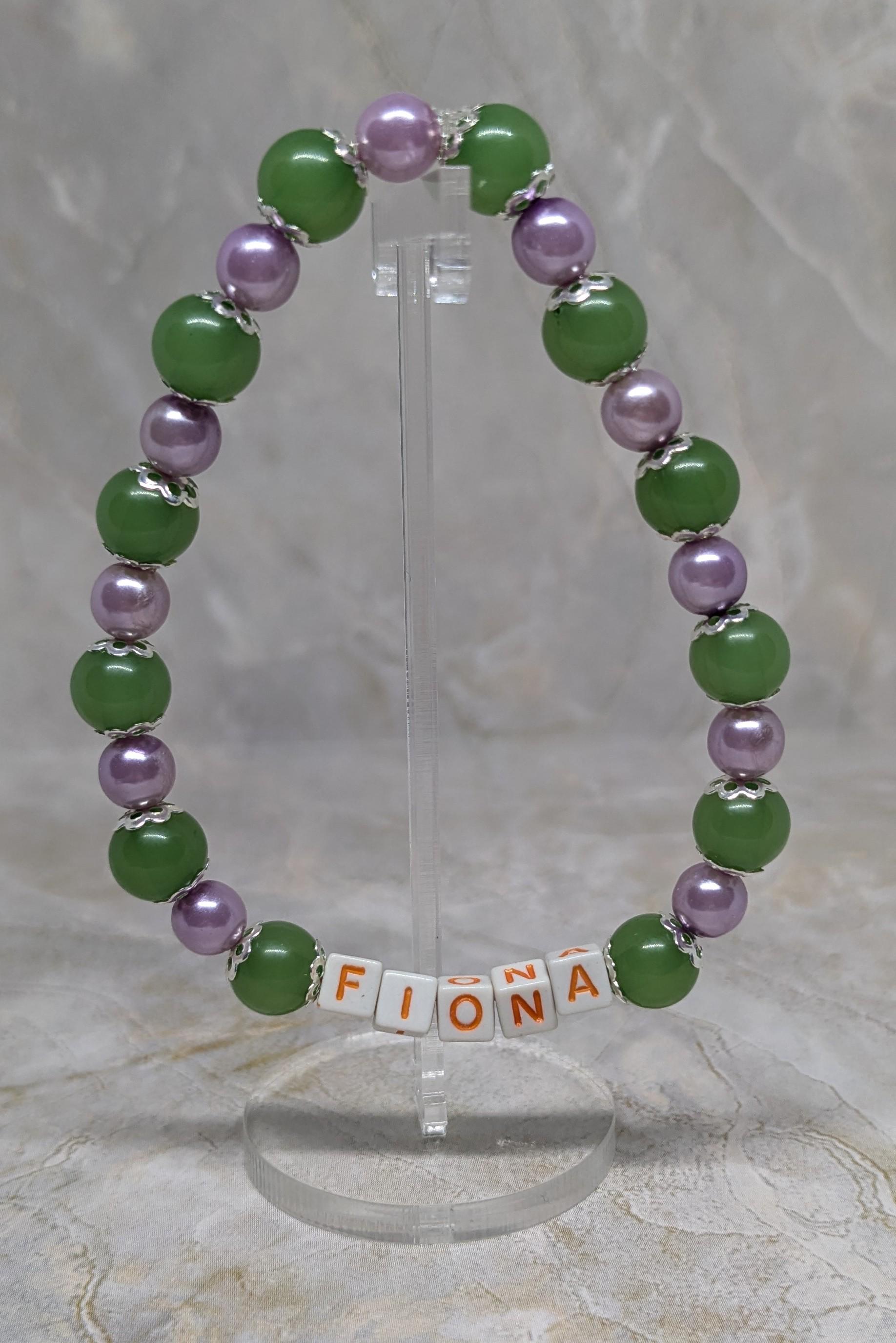 Shrek & Fiona Acrylic Bead Bracelets - Etsy