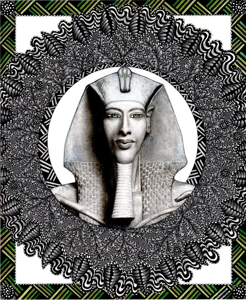 The Rebirth of Akhenaten, King of Egypt, Pharoah of Change - Etsy