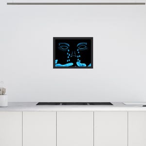 Puddle of Tears Wall Art | Original Digital Artwork Print | Modern Home ...