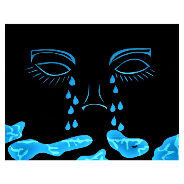 Crying Eyes Art - Etsy