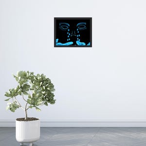 Puddle of Tears Wall Art | Original Digital Artwork Print | Modern Home ...
