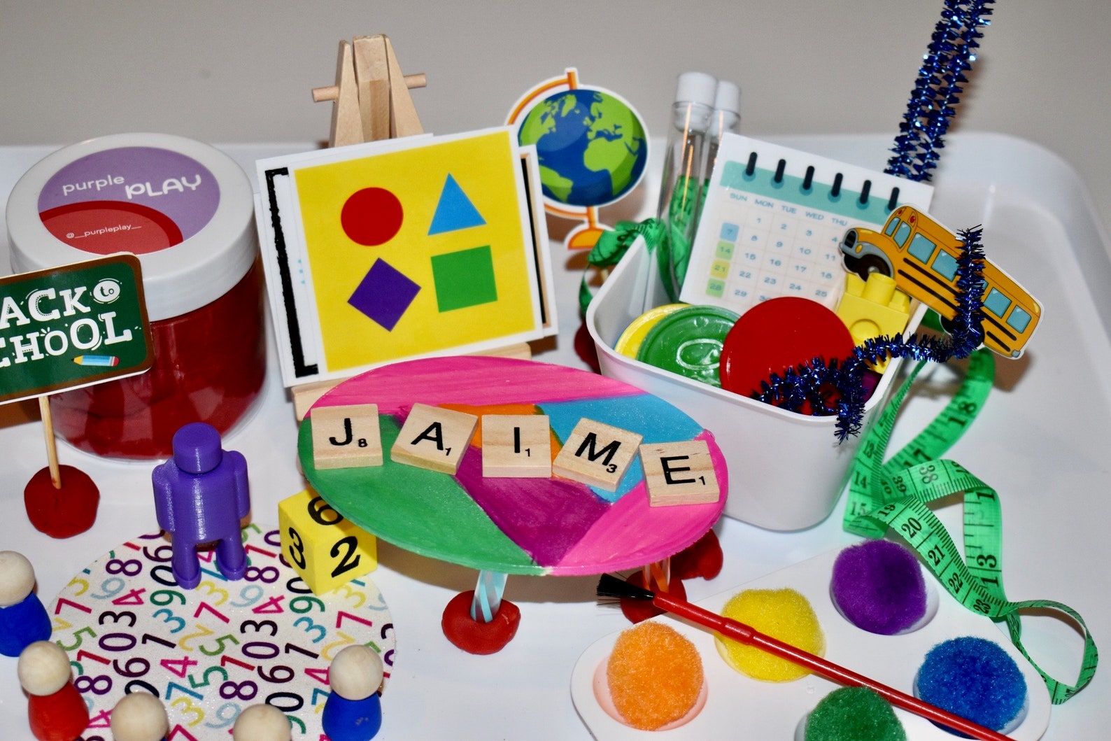 Sensory Bin: Purple Classroom - Etsy